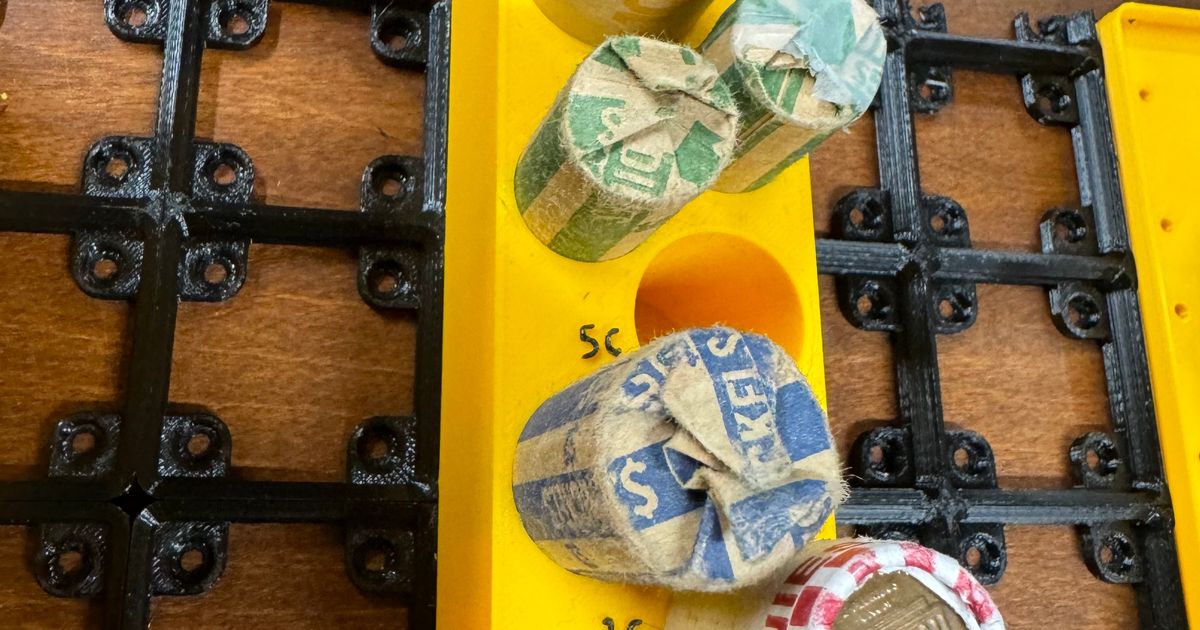 Gridfinity US coin roll holder by Doug Smith | Download free STL model ...