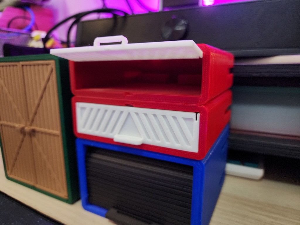 (Stackable Series) - Tilt Up Door Box by TriDee Design | Download free ...