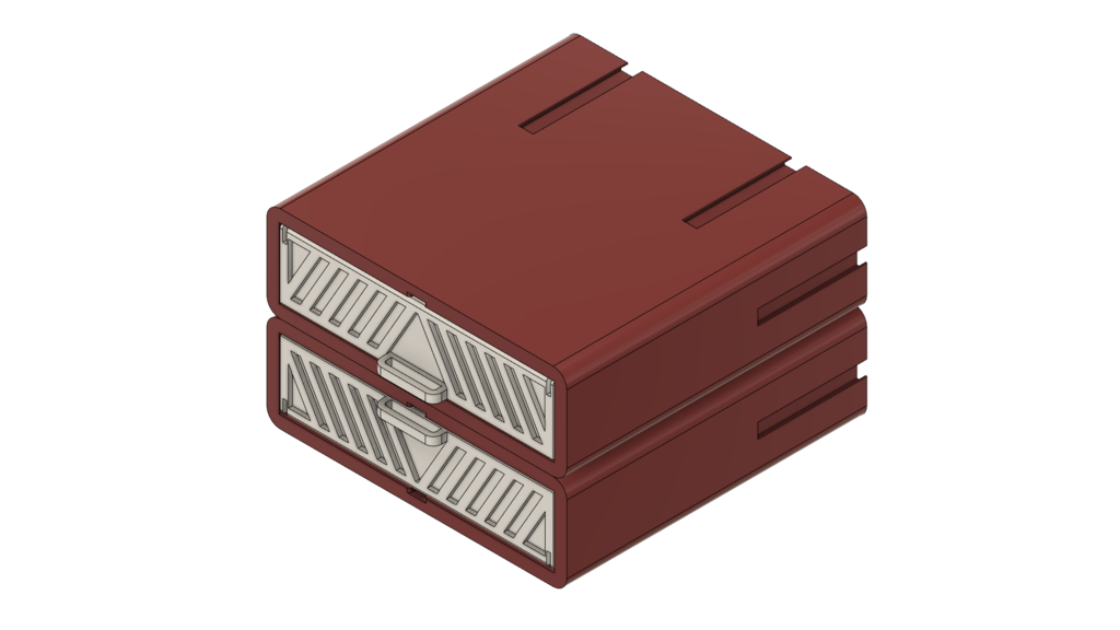 (Stackable Series) - Tilt Up Door Box by TriDee Design | Download free ...