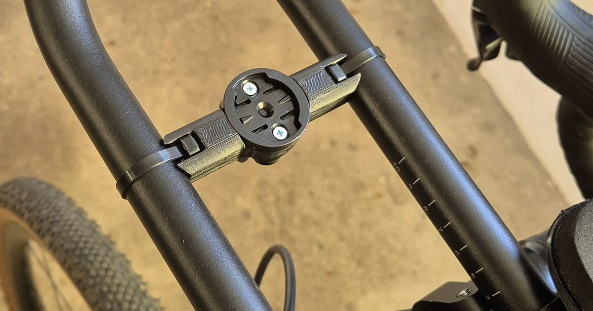 Garmin Mount for Aerobars [parametric] by Franz | Download free STL ...