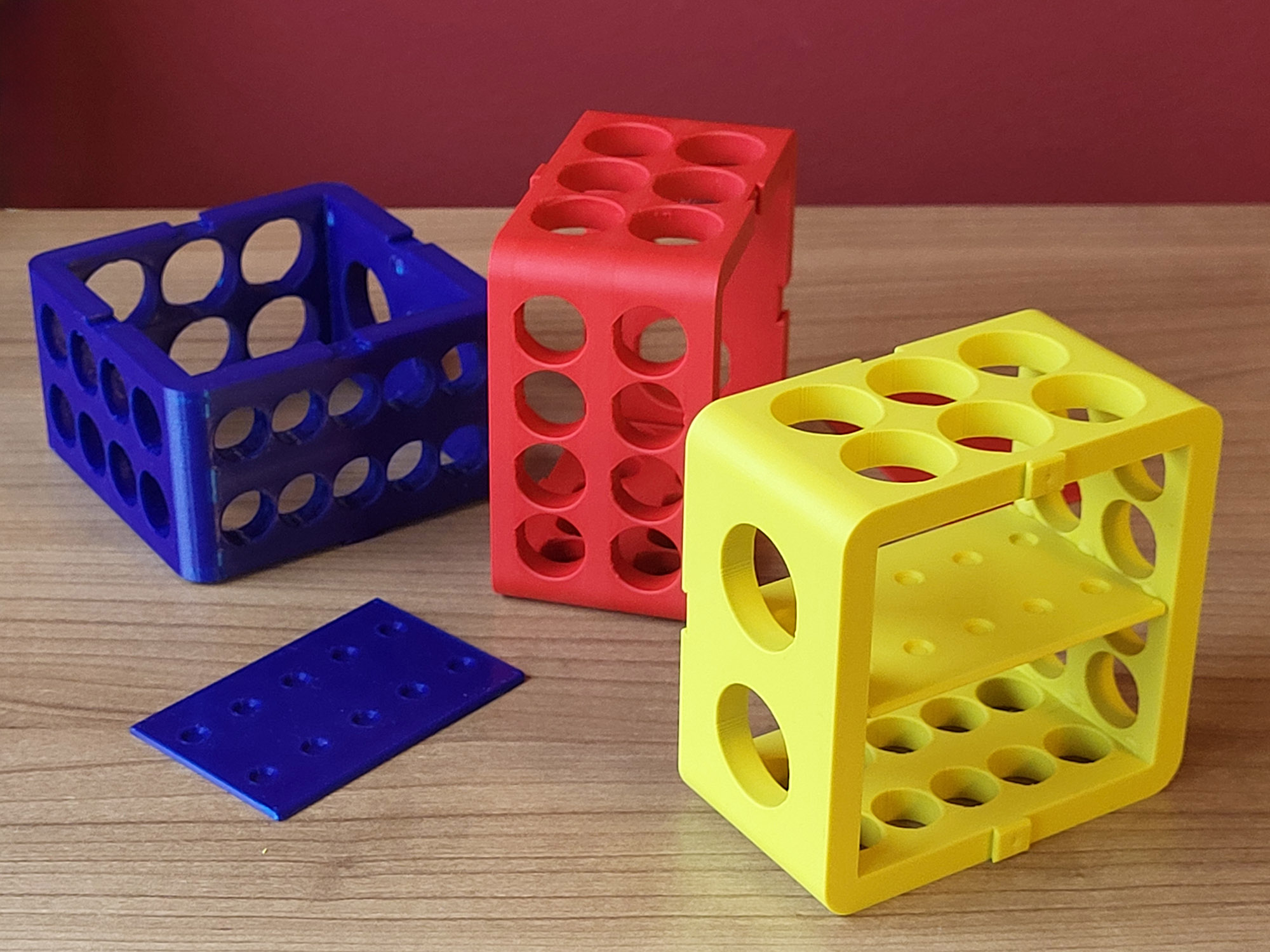 Modular Test Tube Rack (ISO 4142:2002) by jonnieZG | Download free STL ...