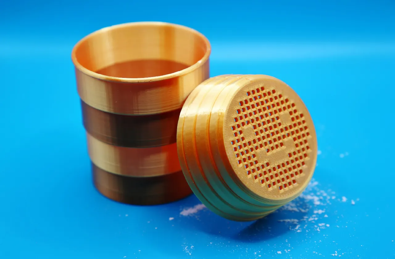 A container for powdered sugar or powder by 3D PRINT | Download free ...