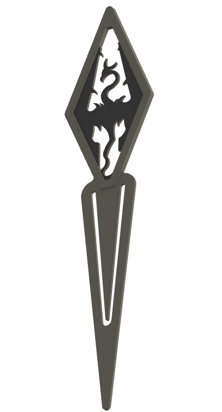 Skyrim Bookmark by T 3D | Download free STL model | Printables.com