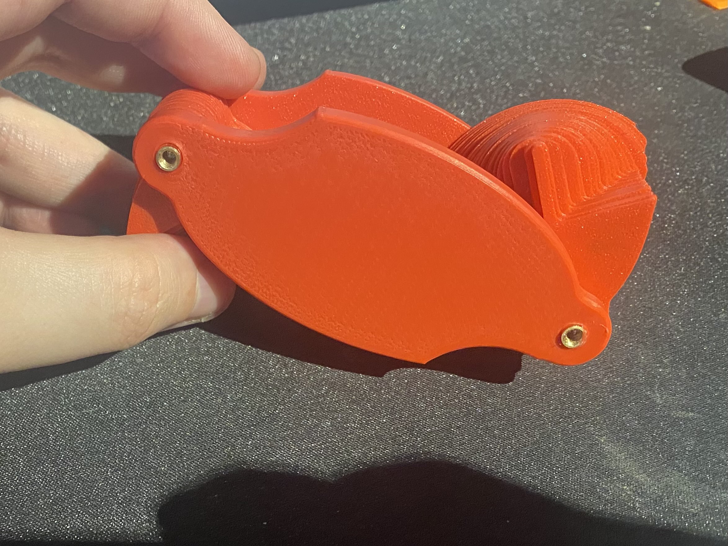 Radius Gauge back plate and accent piece for M3 screws by DarkStar851 ...