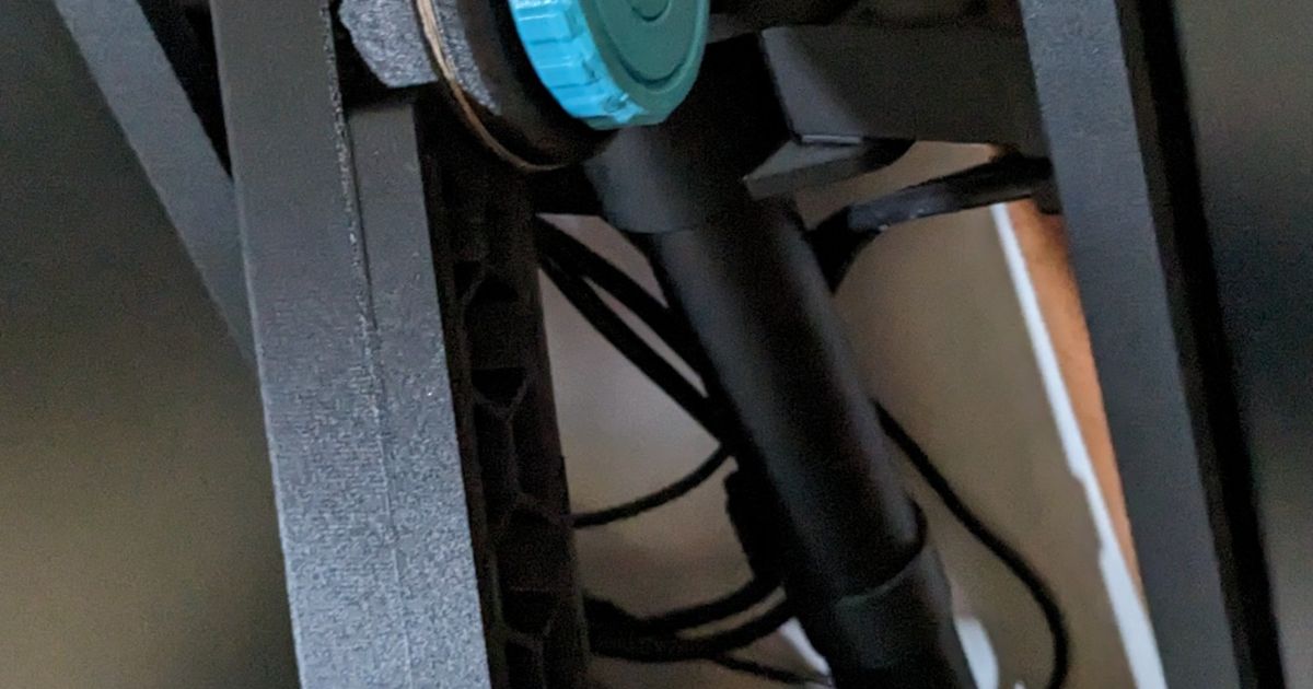 Clamp mount for monitor stand pole by syn | Download free STL model ...