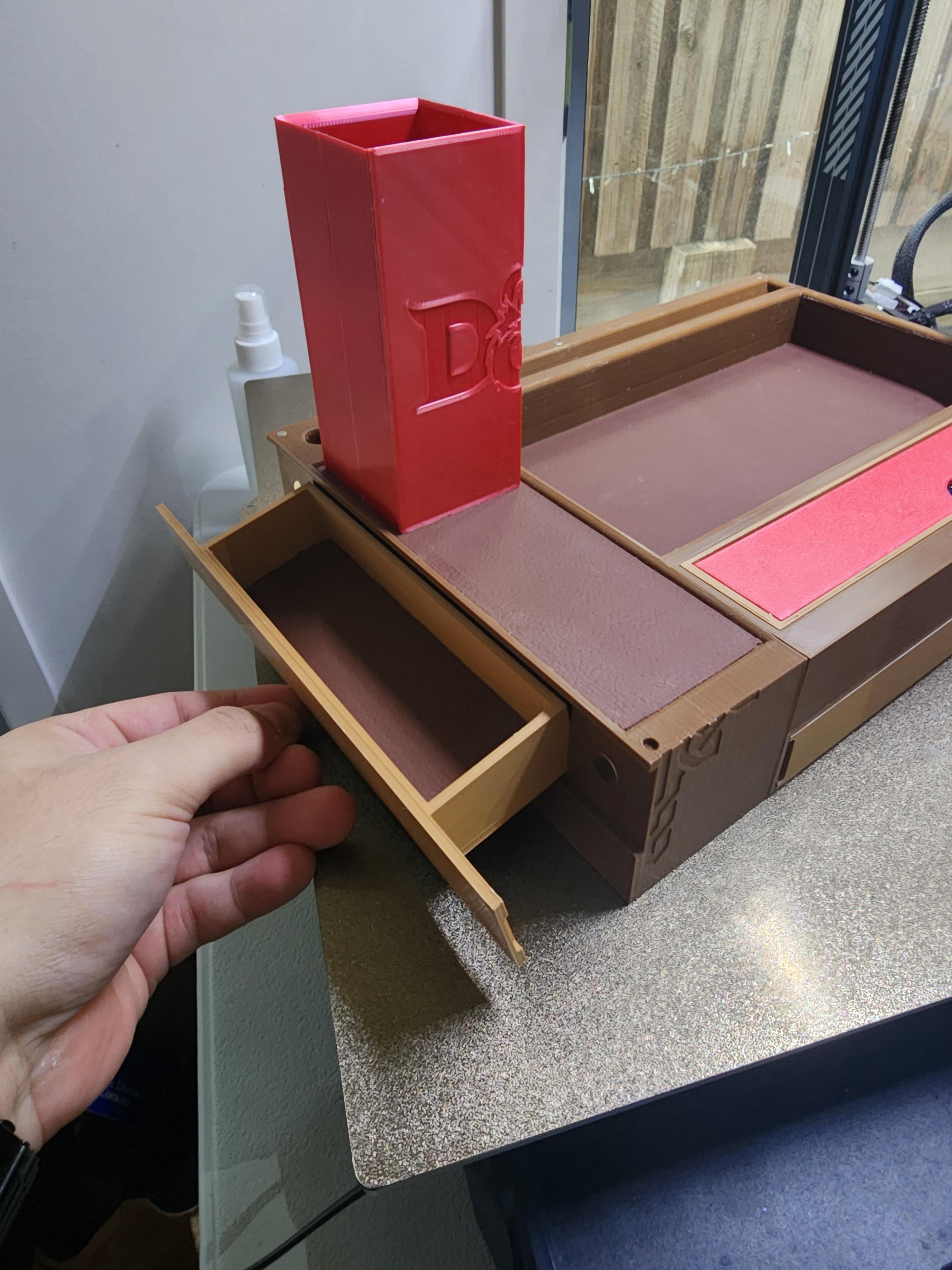 D&D Dice Box with Tablet Holder by Michael Bithell | Download free STL ...