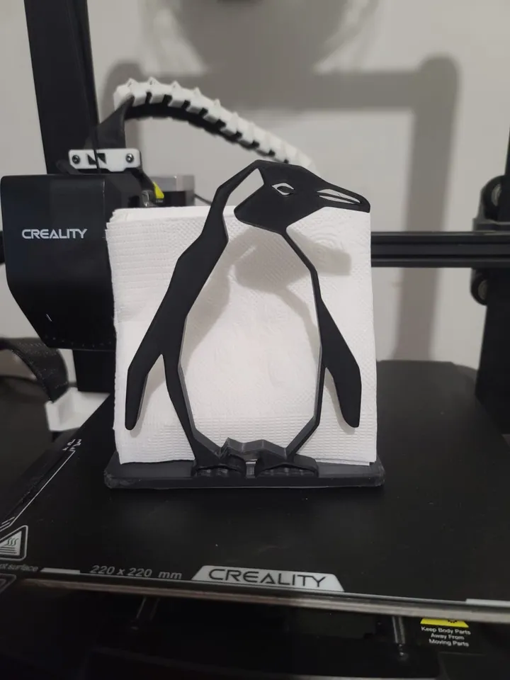 Penguin Napkin holder - Geometric art by Matías H. Nelson Nelson ...