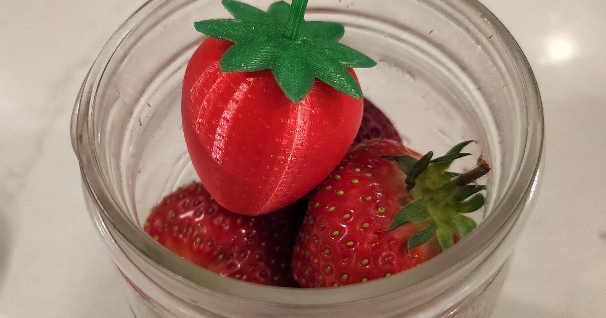 Multi-Color Strawberry by thisnotme bye | Download free STL model ...