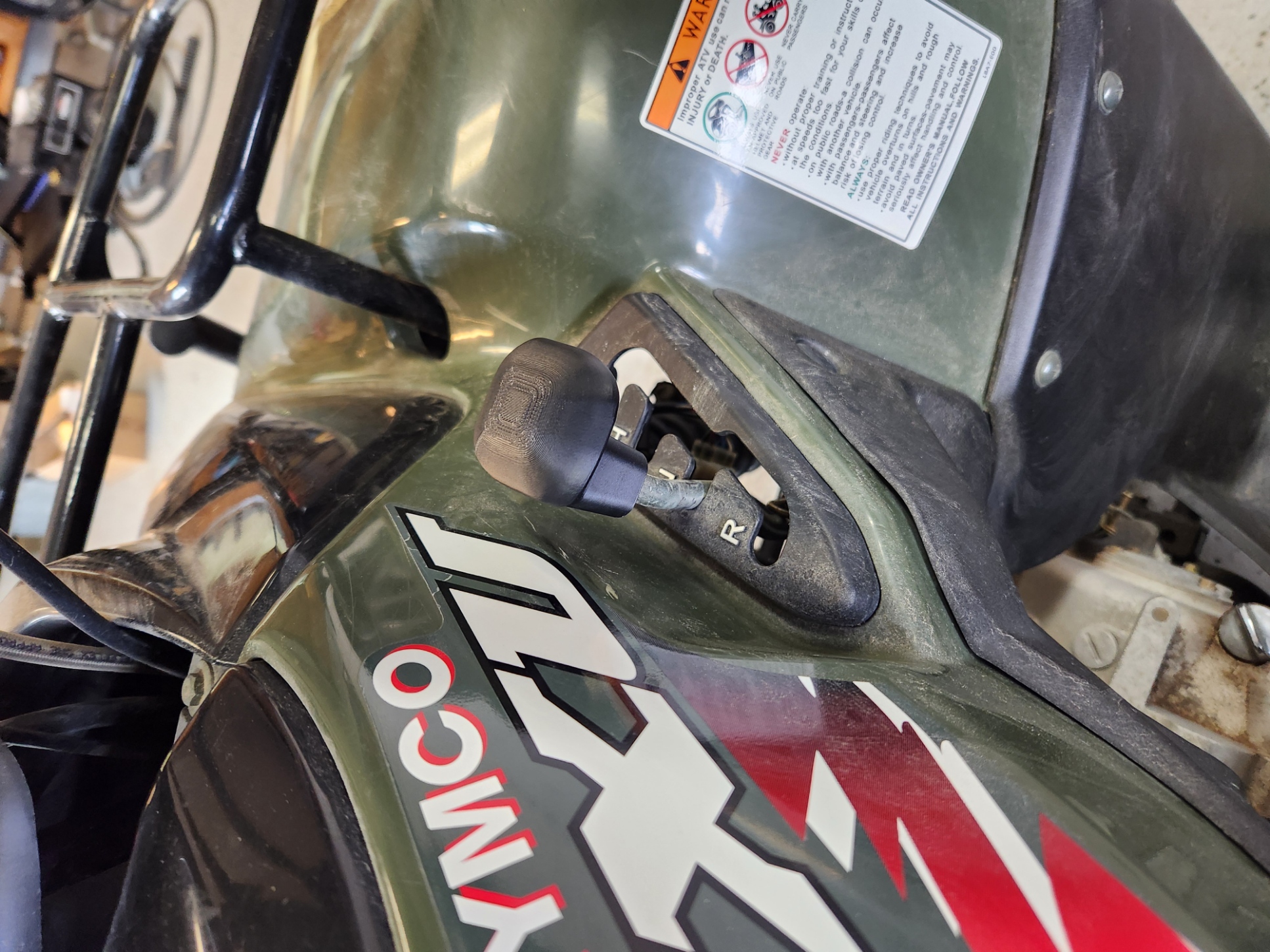 Shift knob for Kymco ATV by Darian Jensen | Download free STL model ...