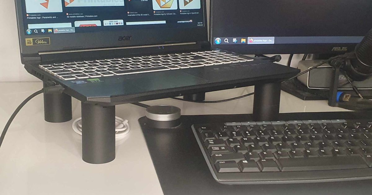 Laptop stand legs for use on ACER Nitro 5 by Safetydave1 | Download ...