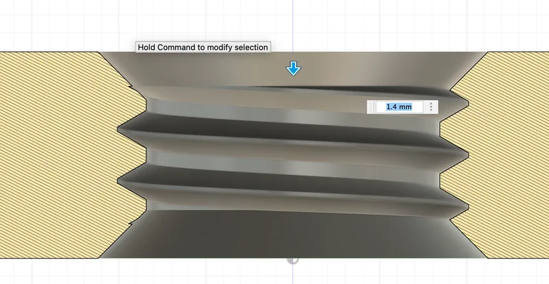 Thread: M10 bolt and nut, with F360 files and know how by msatbsx ...