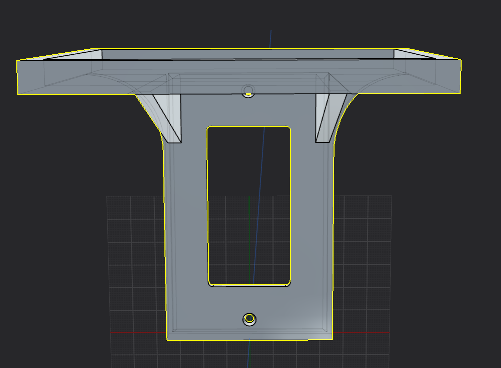 Power Outlet Shelf V2 by Sunlightsurge | Download free STL model ...