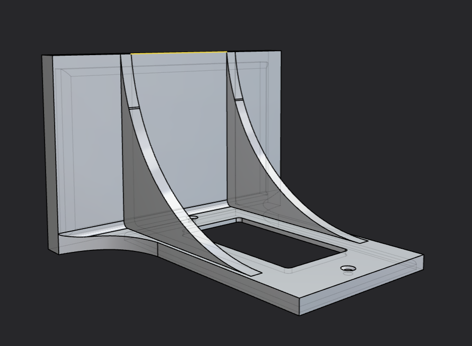 Power Outlet Shelf V2 by Sunlightsurge | Download free STL model ...