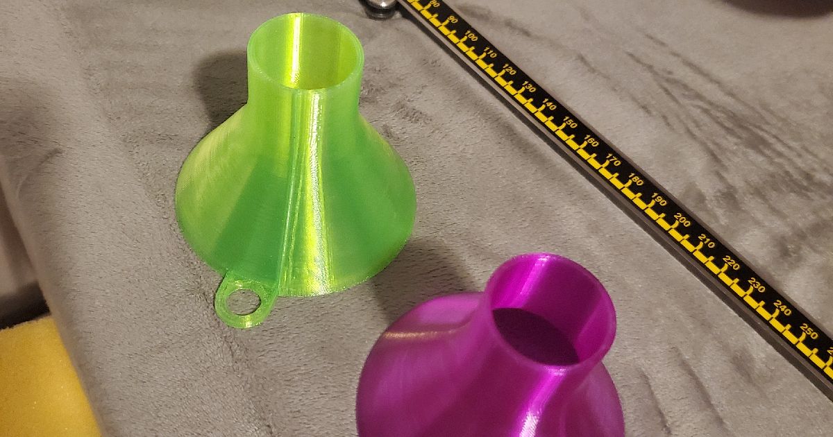 Smooth Parametric Funnel by CodeRifter | Download free STL model ...