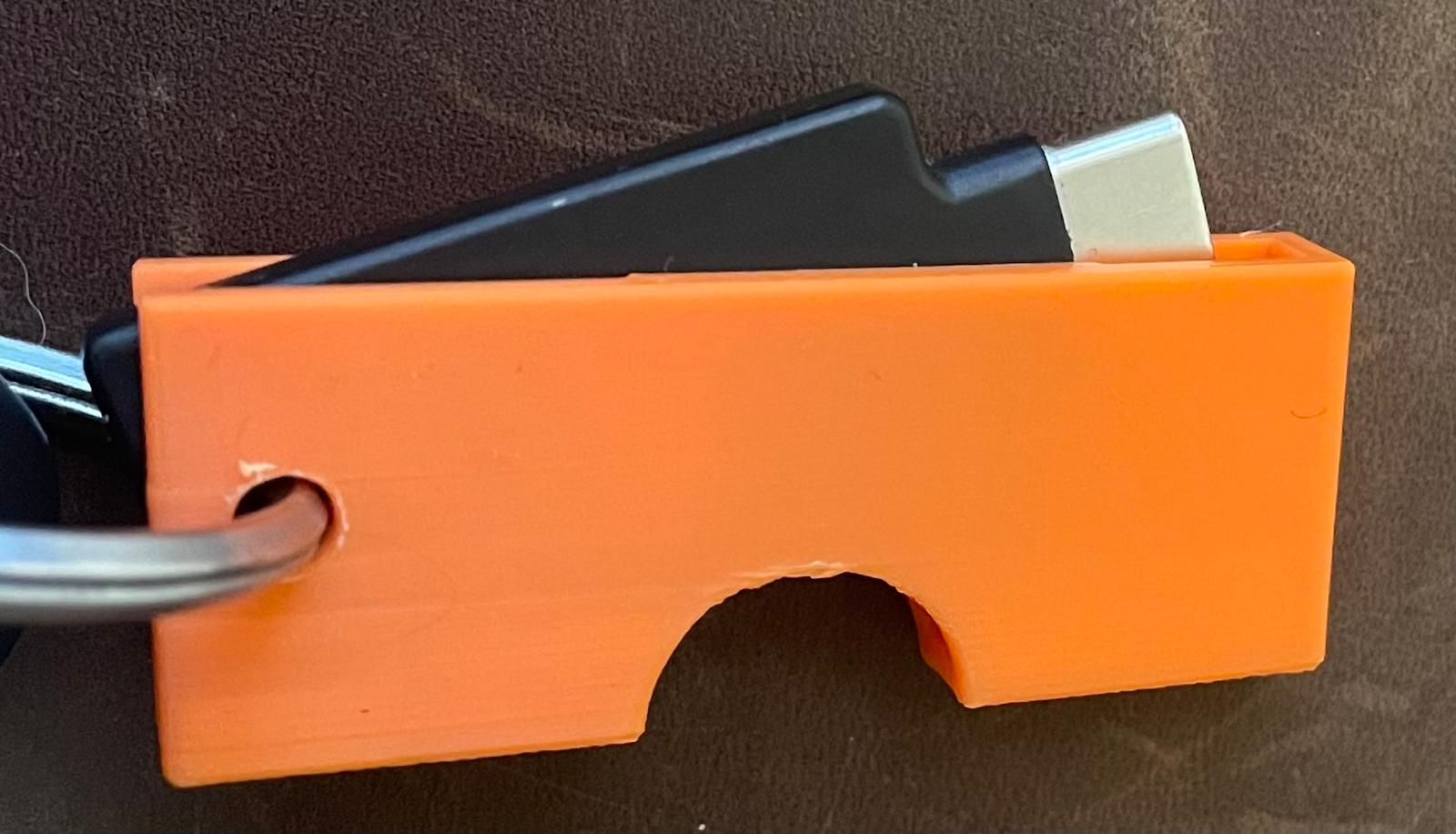 Ubikey USB-C NFC key keyring protector by mitnits | Download free STL ...