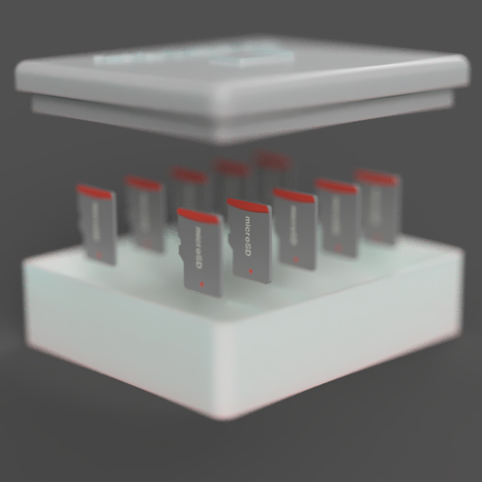 Micro SD Card Case by Gagankumar_M_Kammar | Download free STL model ...