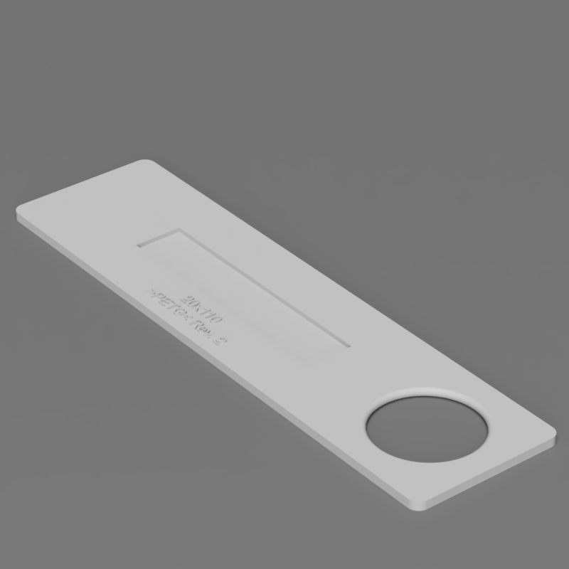 TLC Sample Plate Holder for Scan-RAM Spectrometer by ALEODG | Download ...