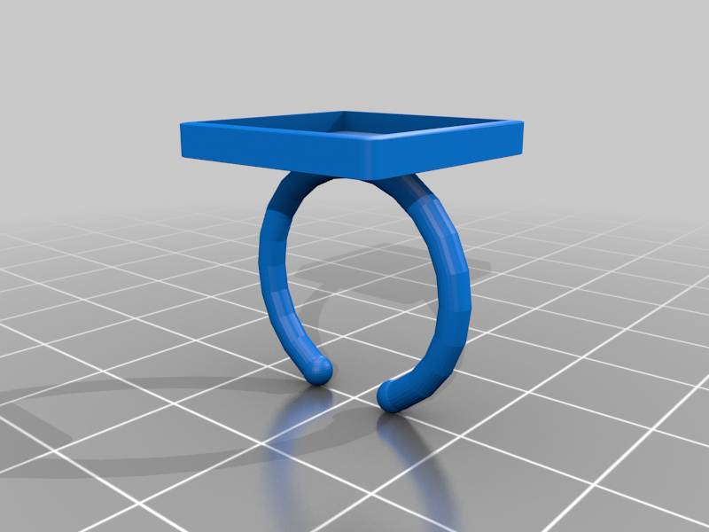 Ring of Lego Holding 2x2 by Blademonkey | Download free STL model ...