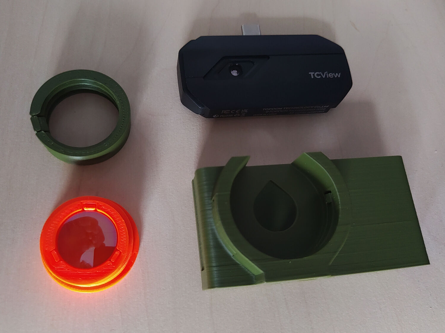 Topdon TC001 TC002 thermal camera lens mount by aquila | Download free ...
