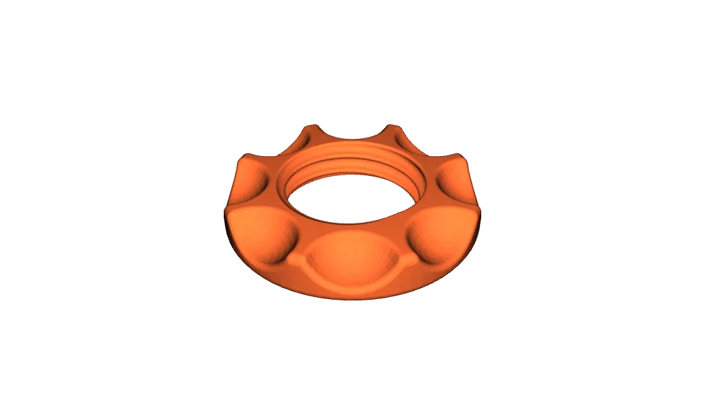 E12 Candelabra Porcelain Socket Nut by AlmightyFireFly | Download free ...