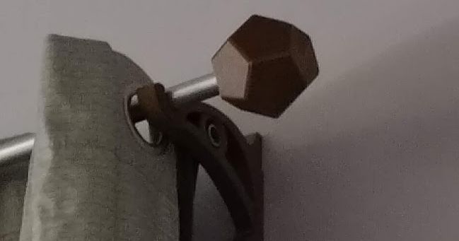 Dodecahedron Curtain Rod End by AlmightyFireFly | Download free STL ...