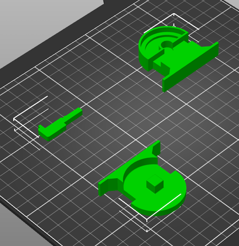 Low profile Ikea Rollo mounts by jorsan | Download free STL model ...