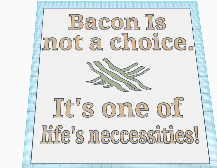 Bacon Sign by Phantom Printer | Download free STL model | Printables.com