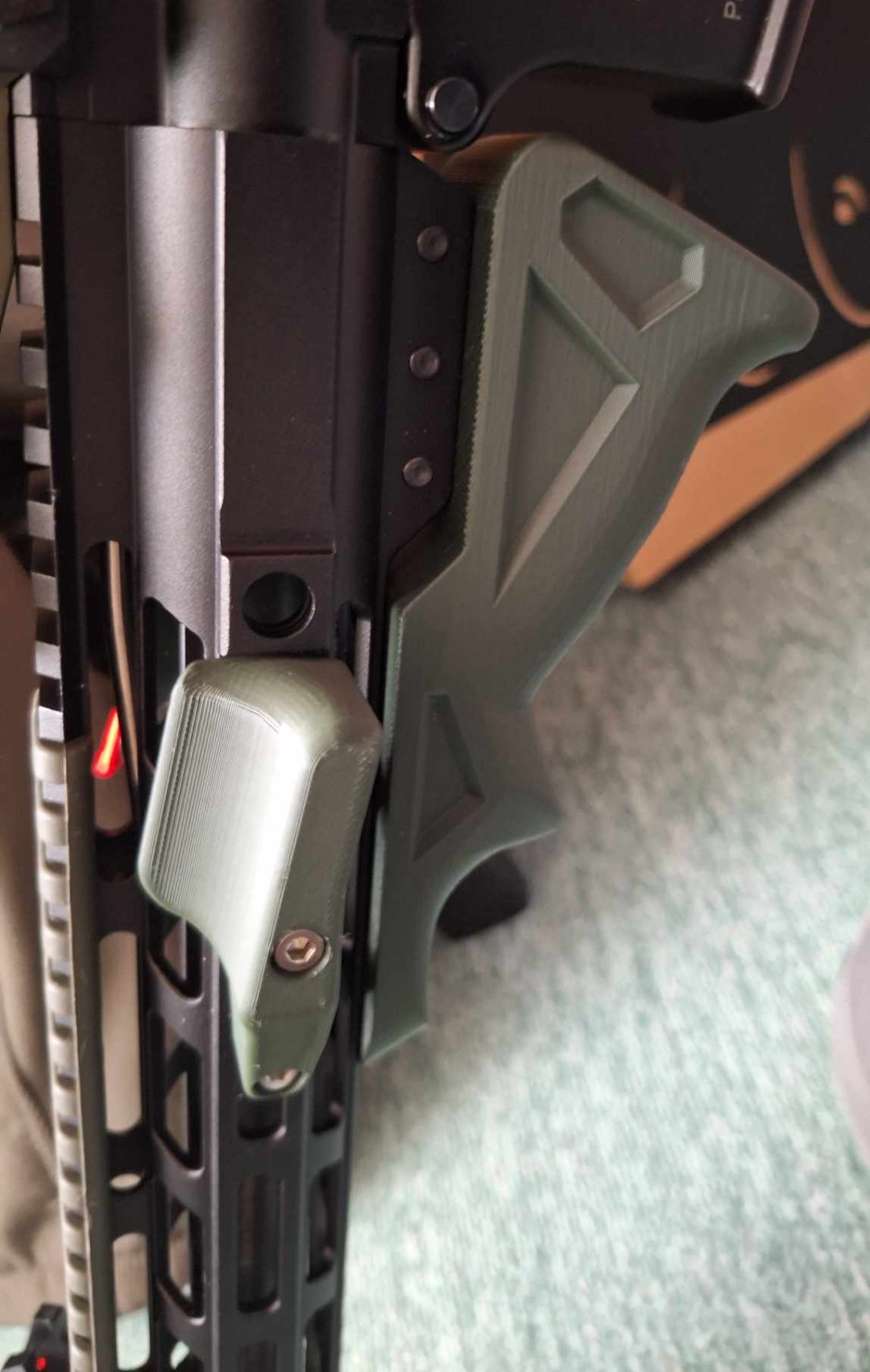 Angled Fore Grip by Alesh | Download free STL model | Printables.com