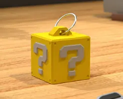 Question block keychain 3D by ADRI403 | Download free STL model ...