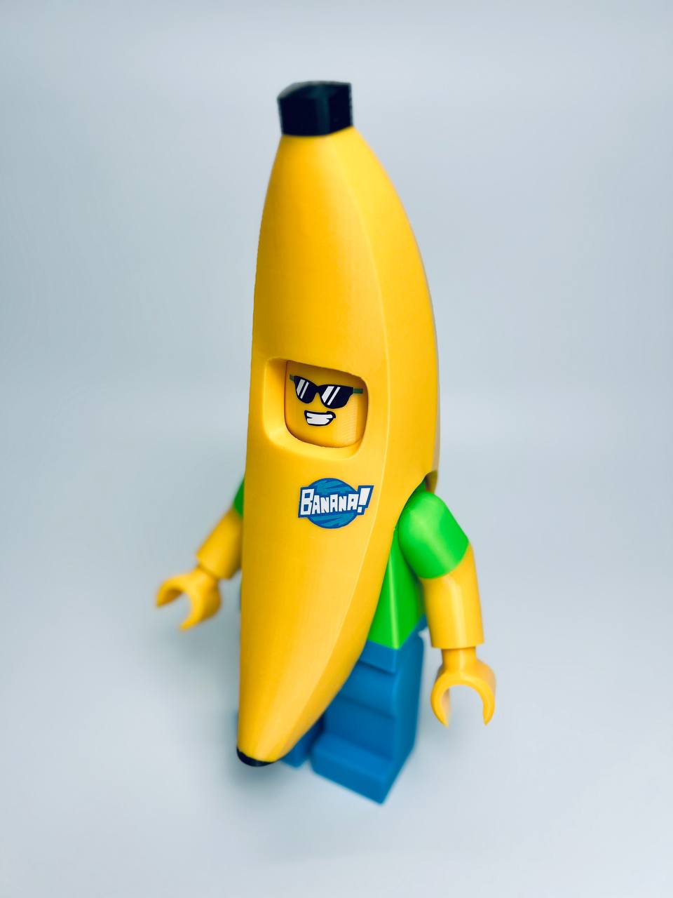 Banana Guy head clothing for 6:1 LEGO by Bill Lab | Download free STL ...