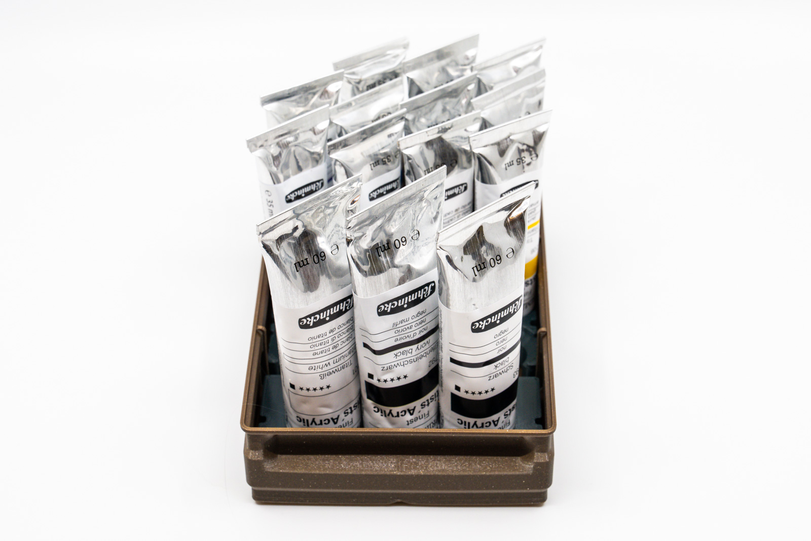 Inserts for Small Paint Tubes for LR2052 Storage Box System by Lucky ...