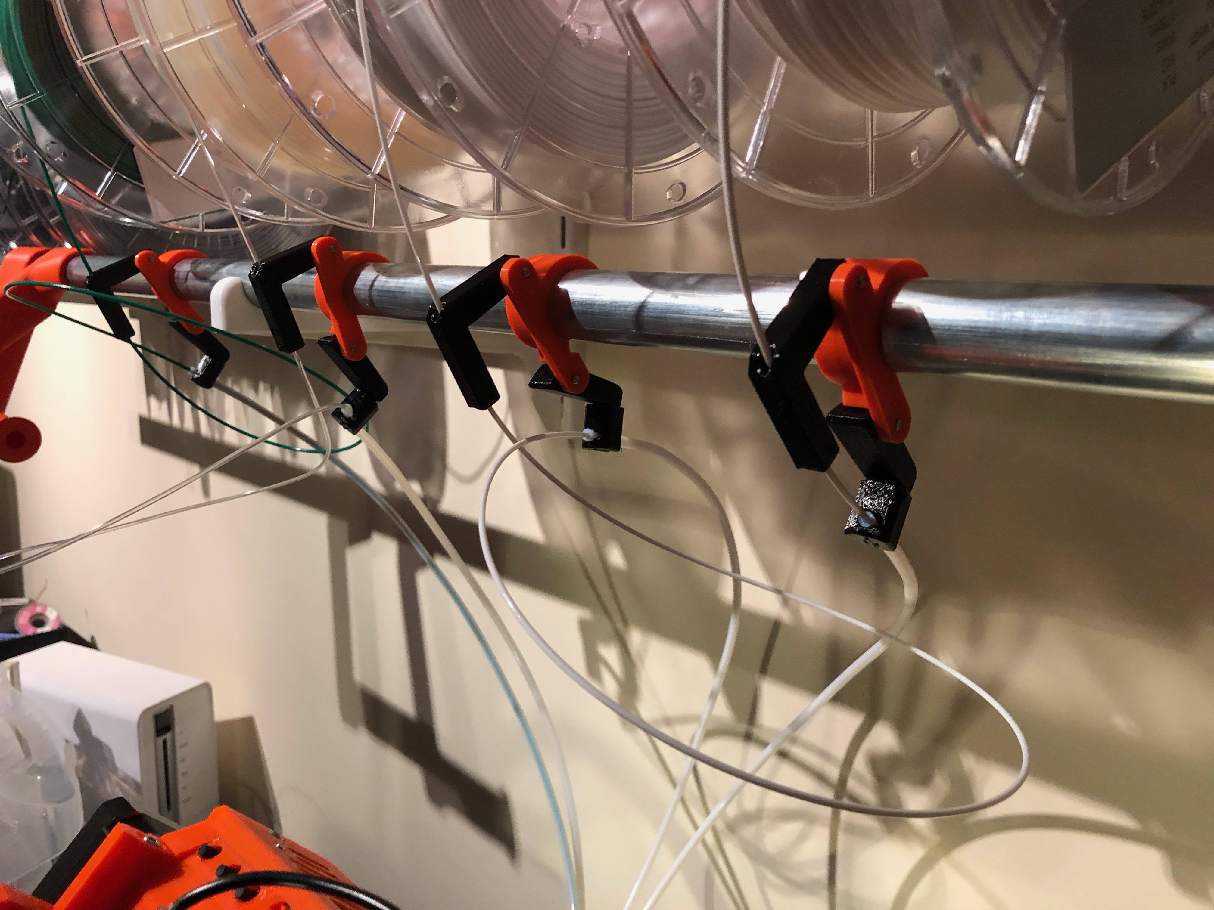 Prusa MMU 2 - Hanging Filament Guide by RNLDNKP | Download free STL ...