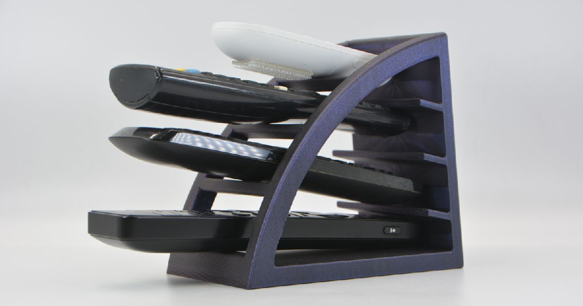 Remote Control Organizer V2 by TheCraftyMaker | Download free STL model ...