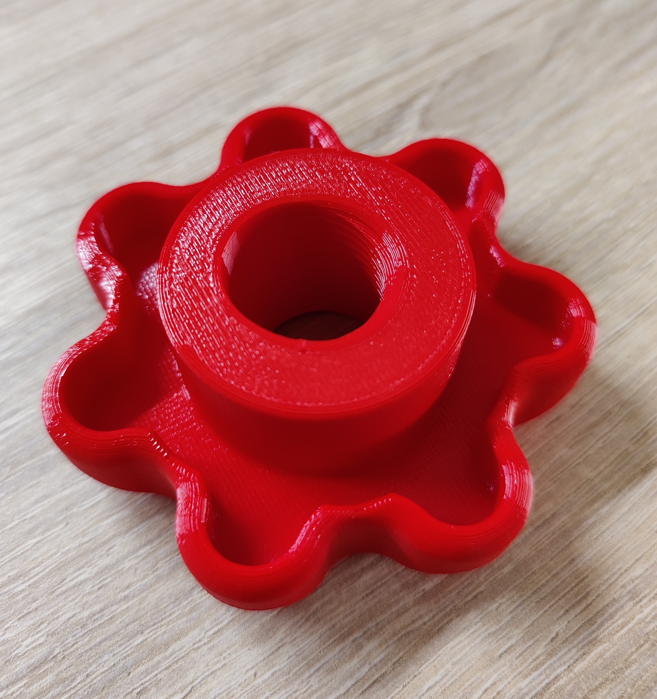 Versuch einer gedruckten Schnellspannmutter/ Trial of a printed quick ...