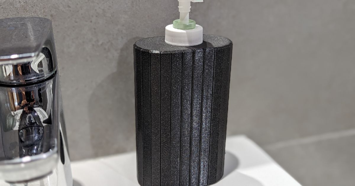 Soap dispenser cover by Celta | Download free STL model | Printables.com