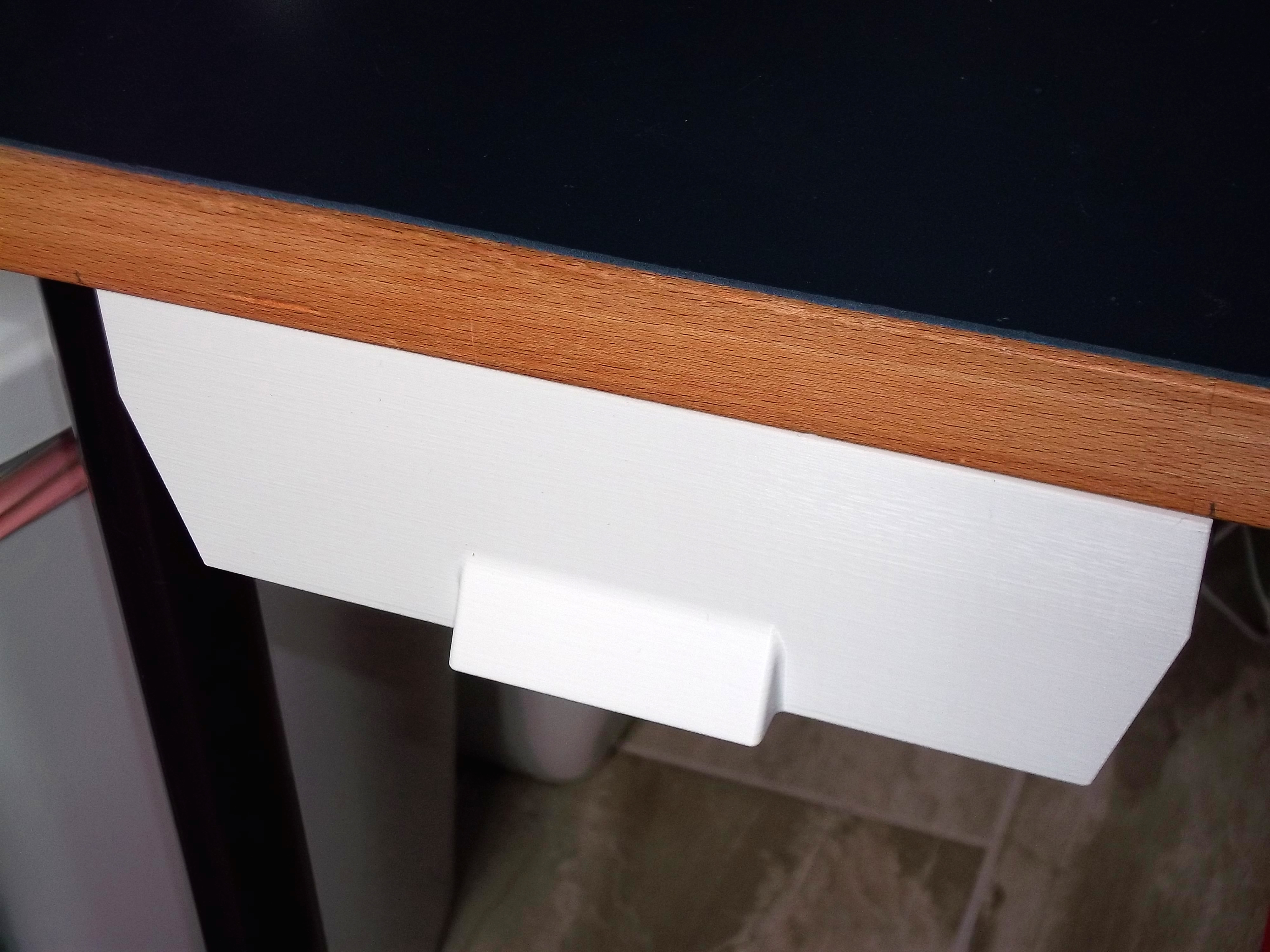 Remixed Outer Rails for Fully-Openable Under Desk Drawer bg PeterH by ...