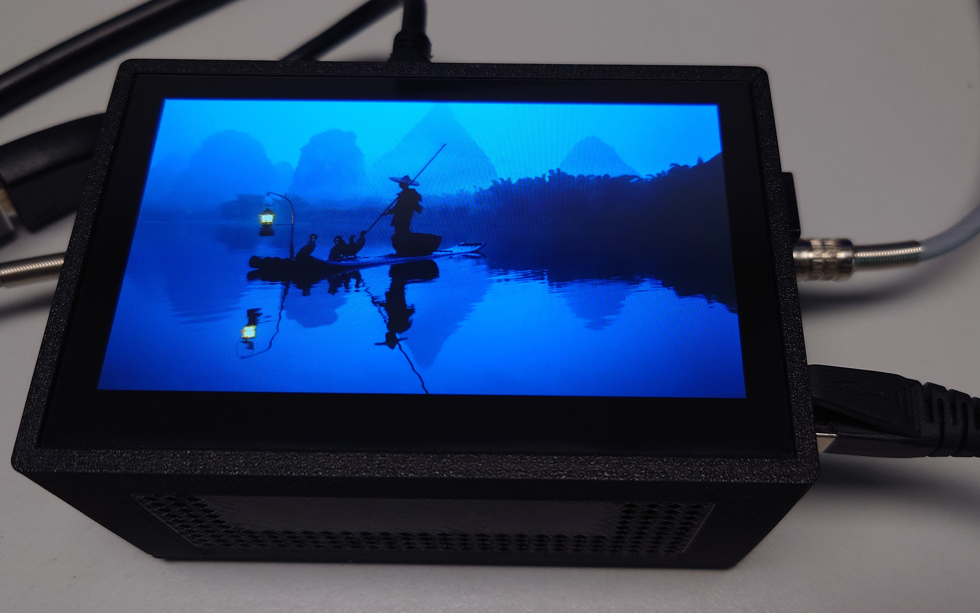 Raspberry Pi 4B POE Touchscreen Case by anstein | Download free STL ...