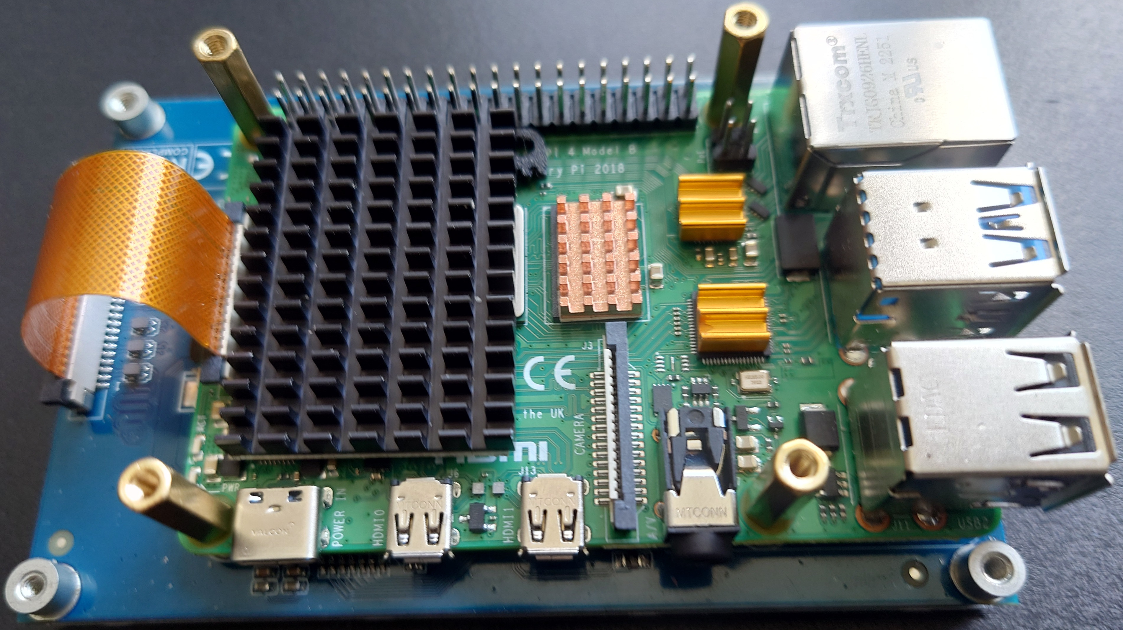 Raspberry Pi 4B POE Touchscreen Case by anstein | Download free STL ...