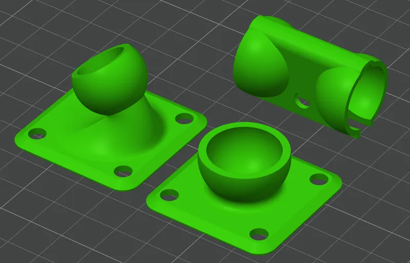 yet another universal ball joint by Nils | Download free STL model ...