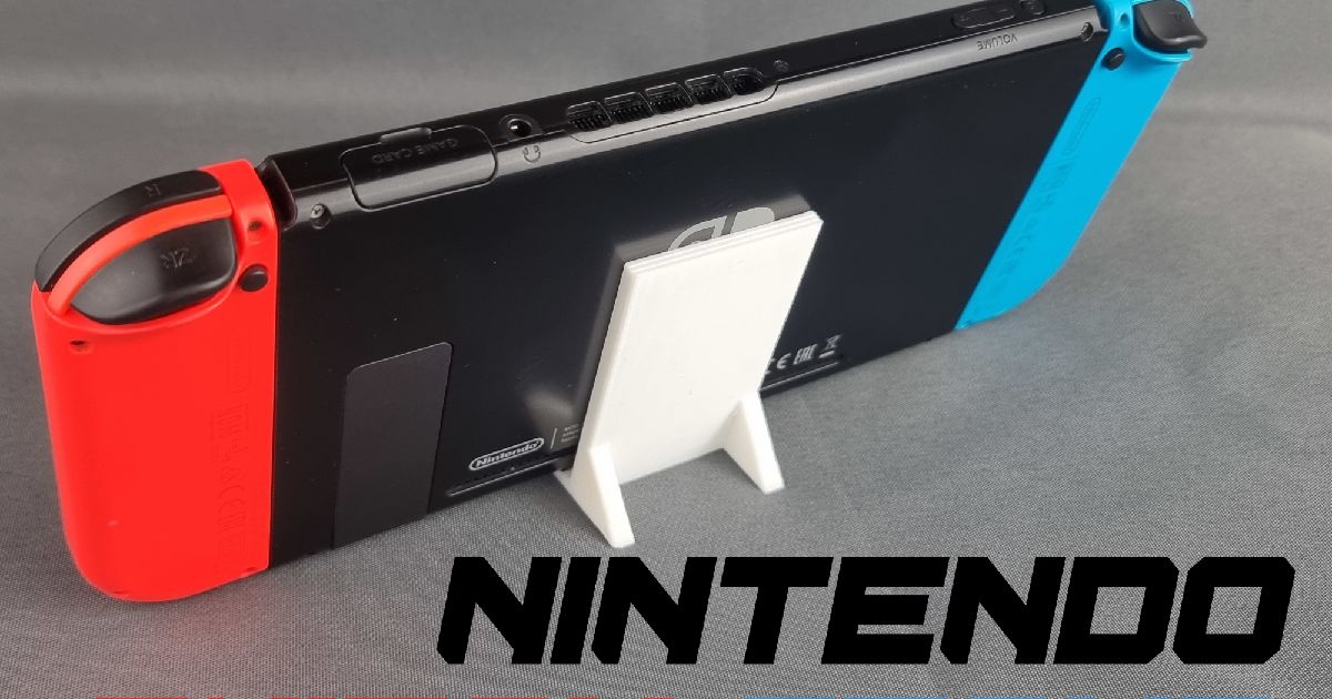 Nintendo Switch Tablet Stand von Morisu | Kostenloses STL-Modell ...