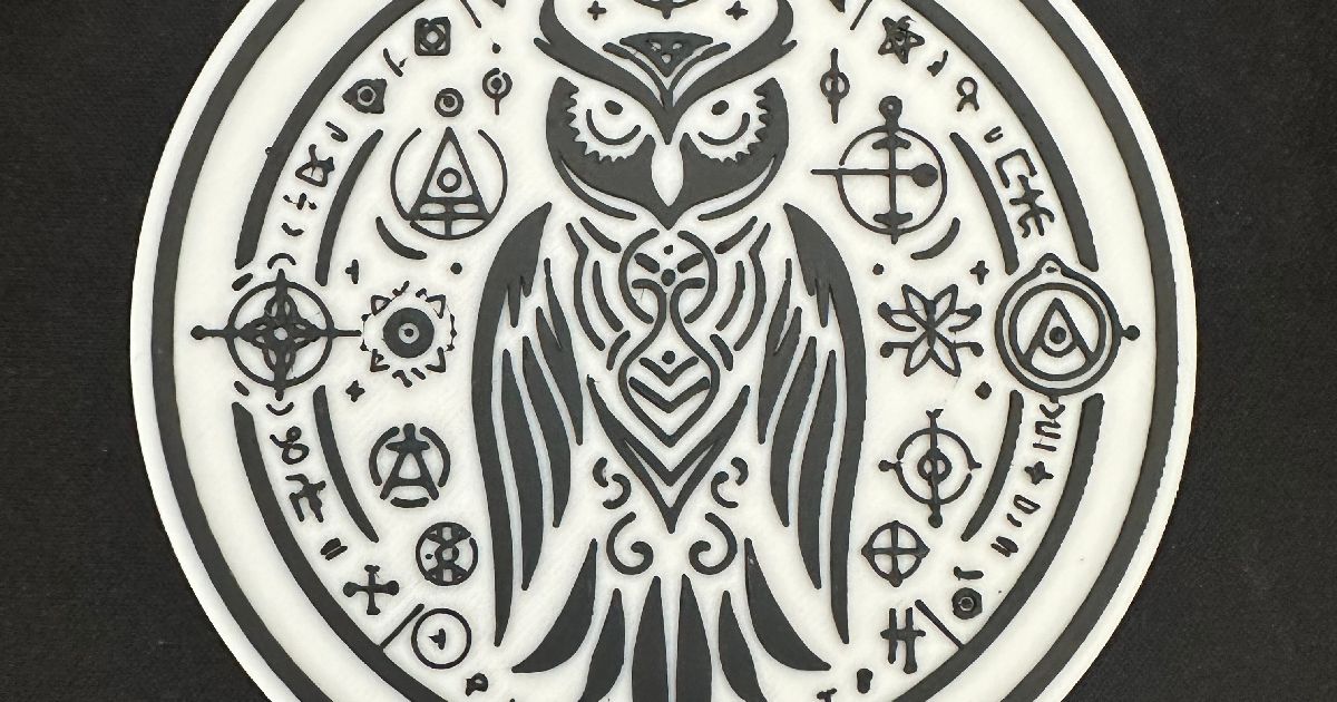 Hecate Owl sign by Chris Csonka | Download free STL model | Printables.com