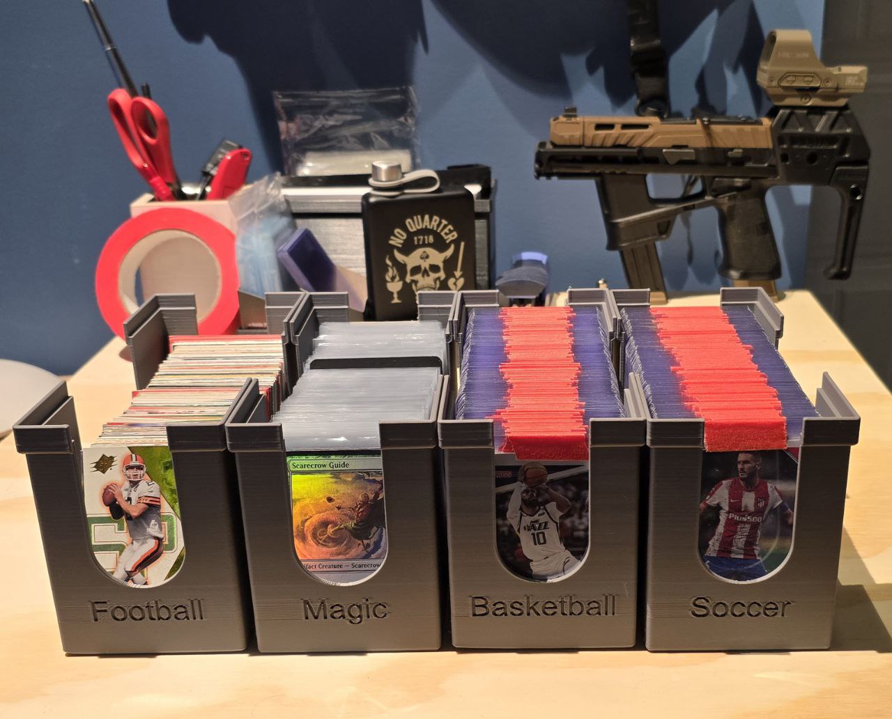 Stackable Trading Card Storage Bins por BecomeTheBenchy | Descargar ...