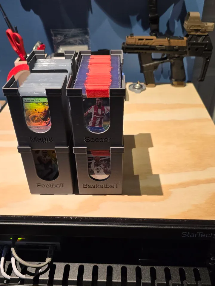 Stackable Trading Card Storage Bins by BecomeTheBenchy | Download free ...