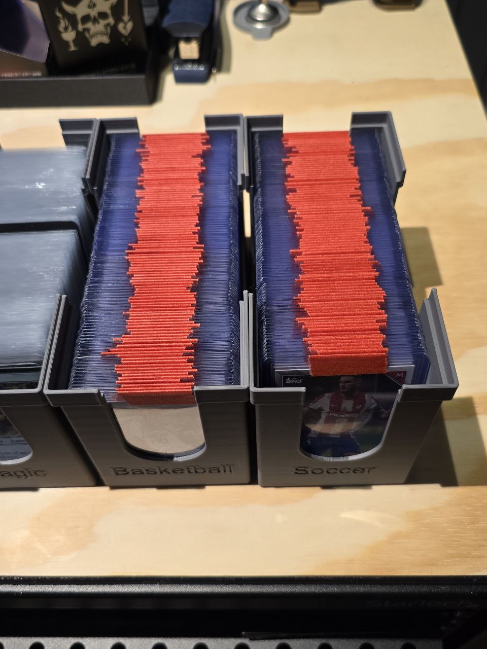 Stackable Trading Card Storage Bins por BecomeTheBenchy | Descargar ...