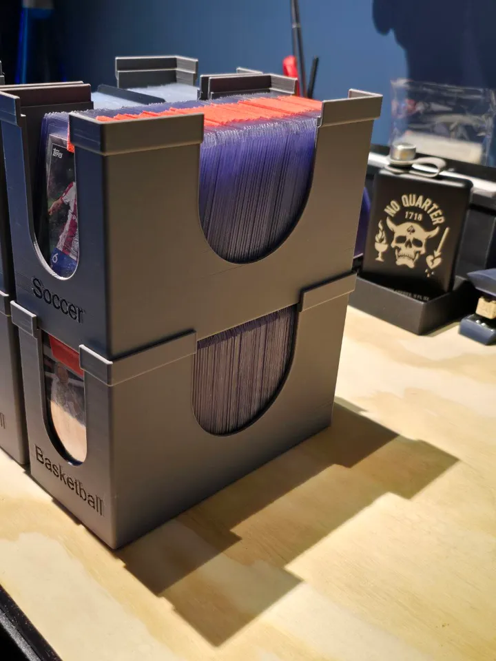 Stackable Trading Card Storage Bins by BecomeTheBenchy | Download free ...