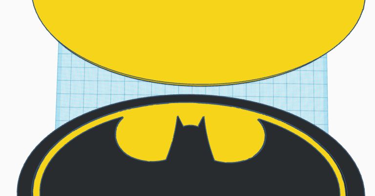 Batman Logo with wall mount by 3Dinfinity | Download free STL model ...