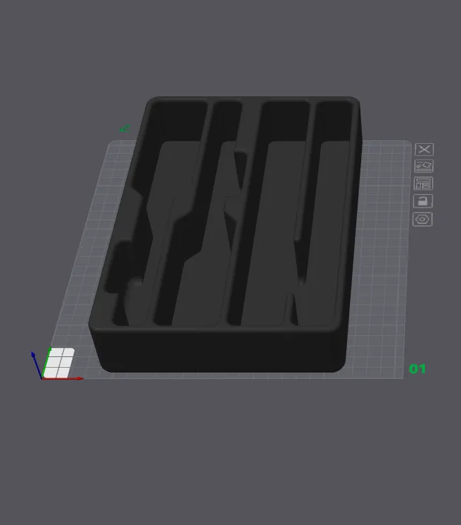 Silverware Holder by Fuse | Download free STL model | Printables.com