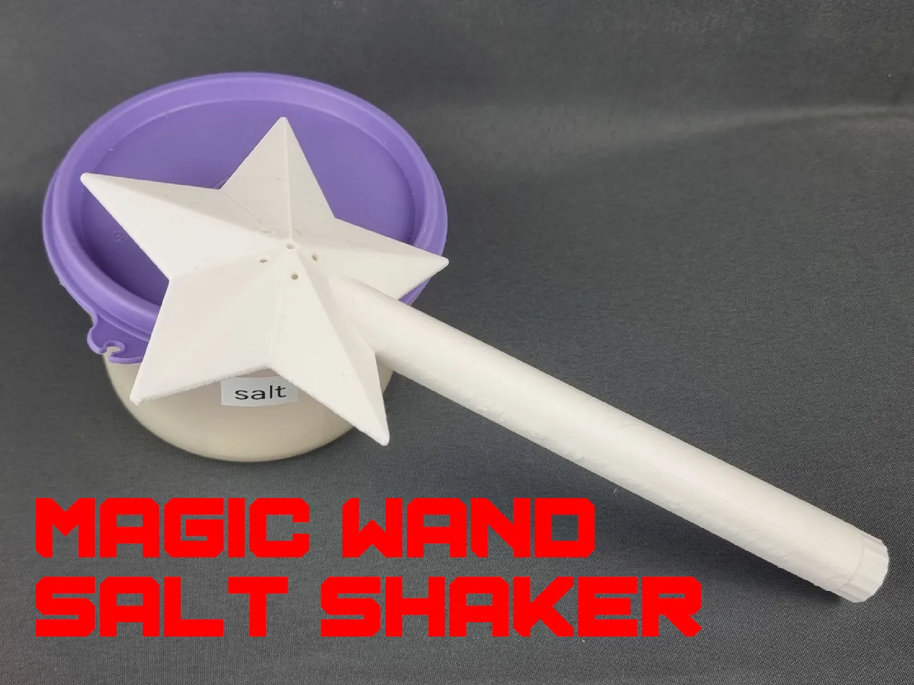 Magic Wand Salt Shaker by Morisu | Download free STL model | Printables.com