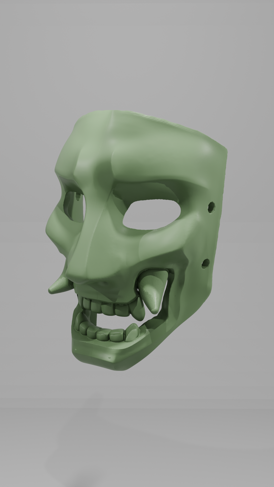 SAMU#1 Wearable Oni Mask by Drop Hunter StickTea | Download free STL ...