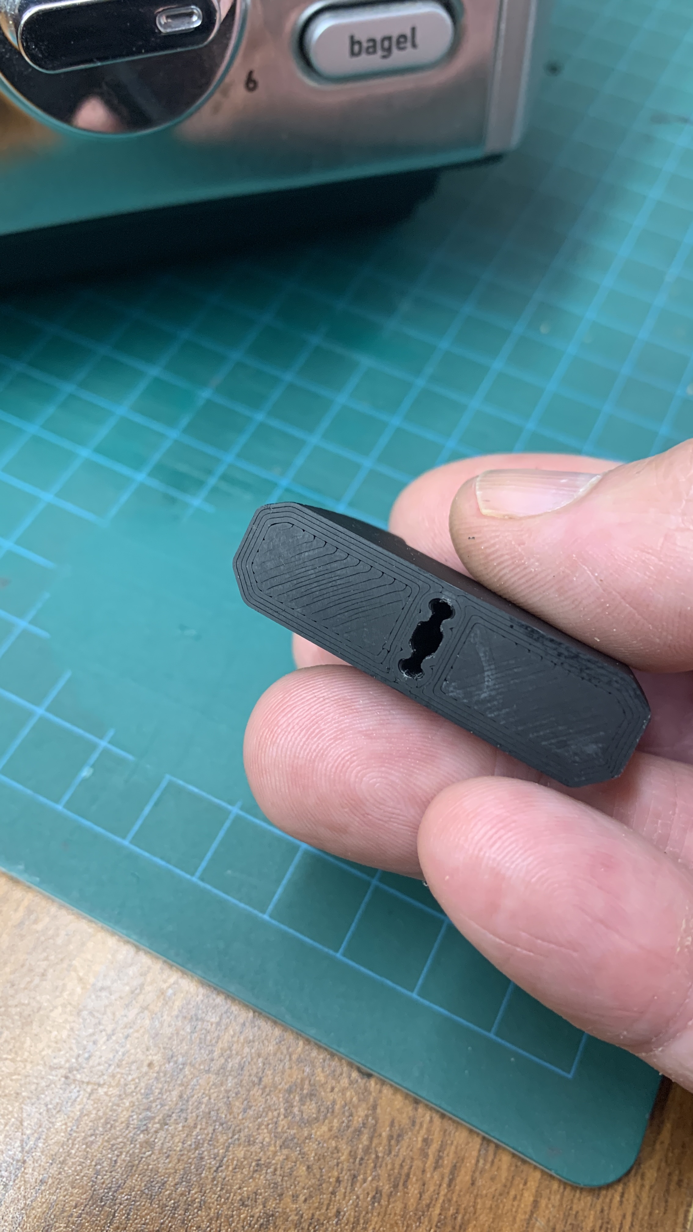 Toaster handle replacement (T-Fal) by EDnation | Download free STL ...